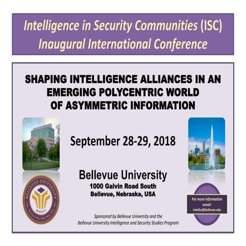 Intelligence Conference 2018 poster | PDF