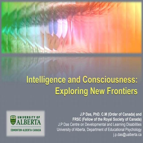 Intelligence&consciousness | PPTX