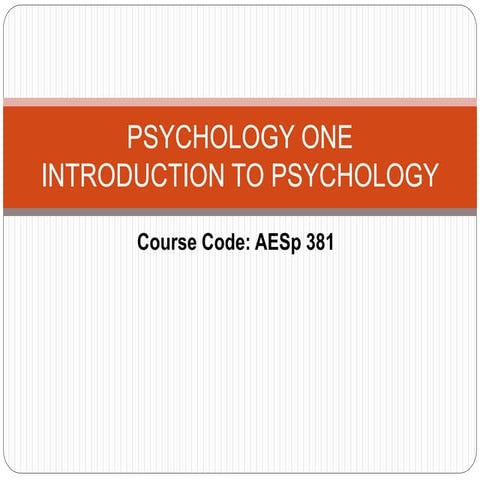 Intelligence in psychology 1 | PPTX