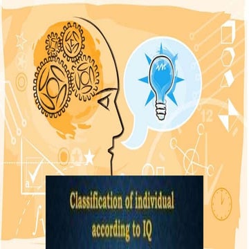 Intelligence Quotient and uses.pptx | Brain and Nervous System ...