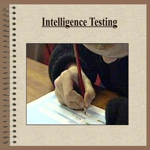 Intelligencetesting | PPT