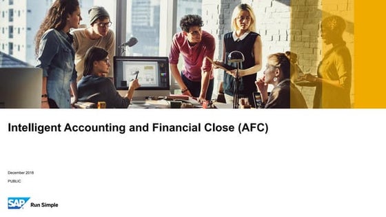 Accelerated Financial Closures with S/4HANA | PPT