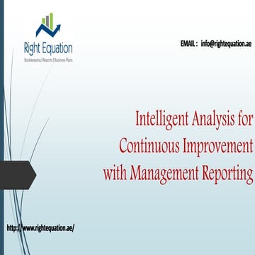 Intelligent Analysis for Continuous Improvement with Management ...