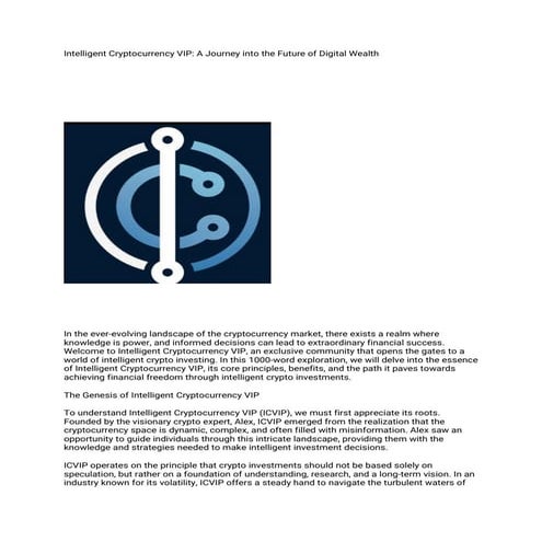Intelligent crypto currency | PDF