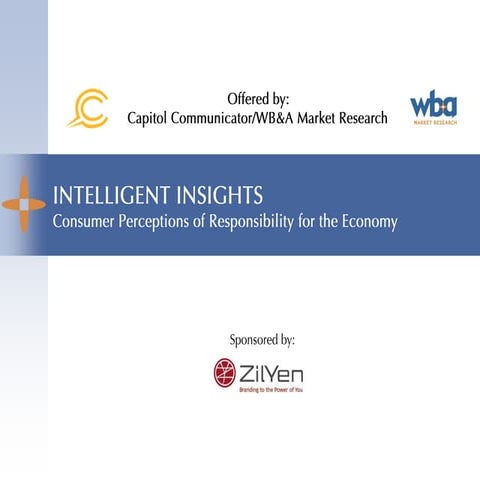 Intelligent Insights: consumer perceptions of responsibility for the ...