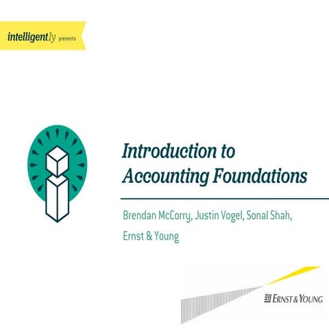 Introduction to Accounting Foundations | PDF