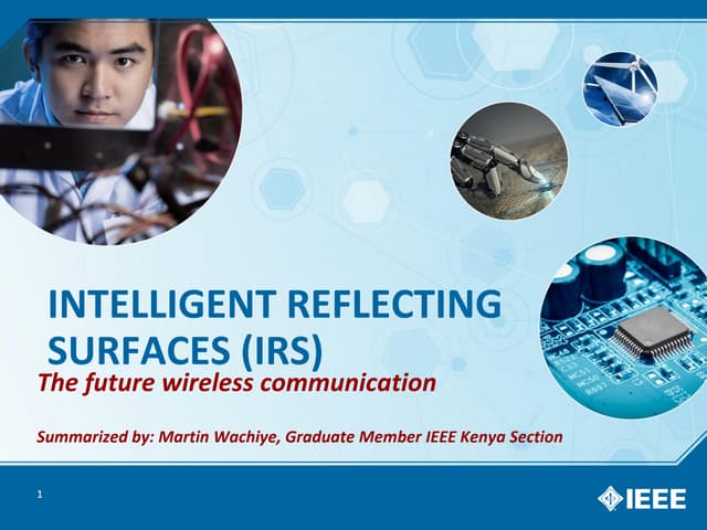 Intelligent Reflecting Surfaces Irs Pdf Technology And Computing