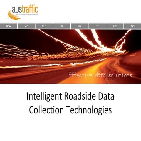 Intelligent roadside data collection technologies | PPT