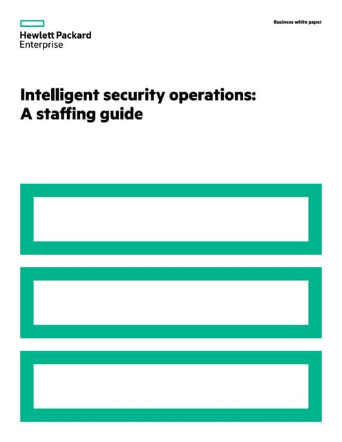 Make Career As Security Operations Center (SOC) Analyst - IISecurity | PDF