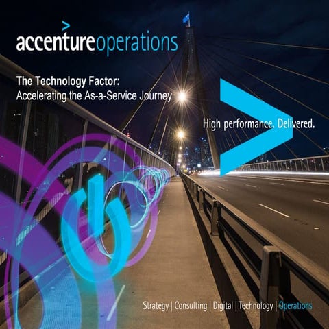 Technology Factor Accelerating Your Journey To As A Service Ppt Free Download