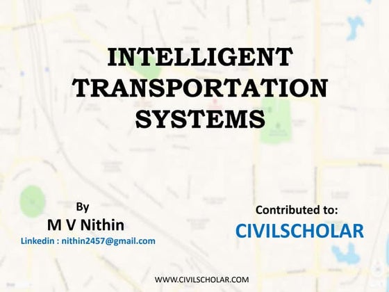 Smart Traffic Management System presentation | PPT