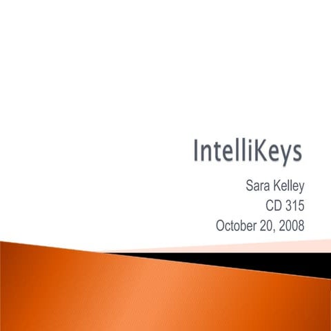 Intelli Keys | PDF | Computer Peripherals | Computing