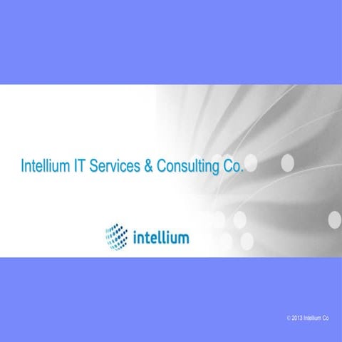 Intellium Company Brochure | PDF