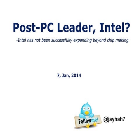 Intel as post-PC leader? | PDF