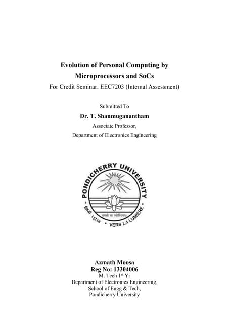 Intel i3 processor | DOCX