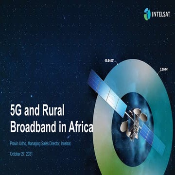 Intelsat 5 g rural broadband | PPT