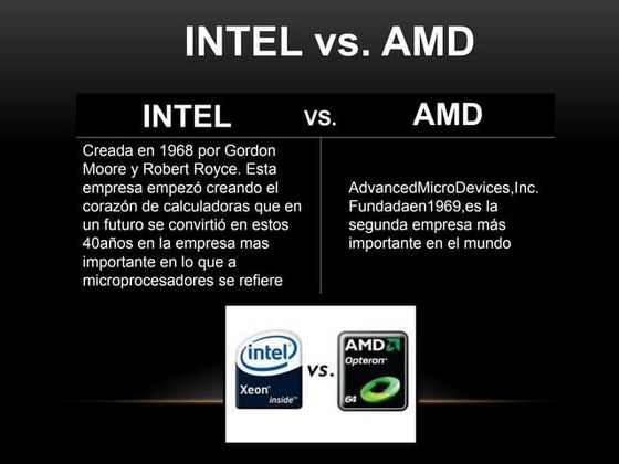 Amd vs intel | PPT