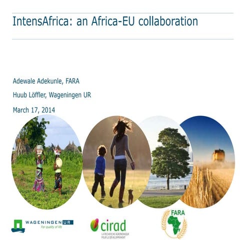 IntensAfrica: an Africa-EU collaboration | PPT