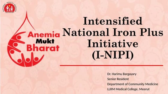 Presentation on Anemia Mukt Bharat | PDF | Blood Disorders | Diseases ...