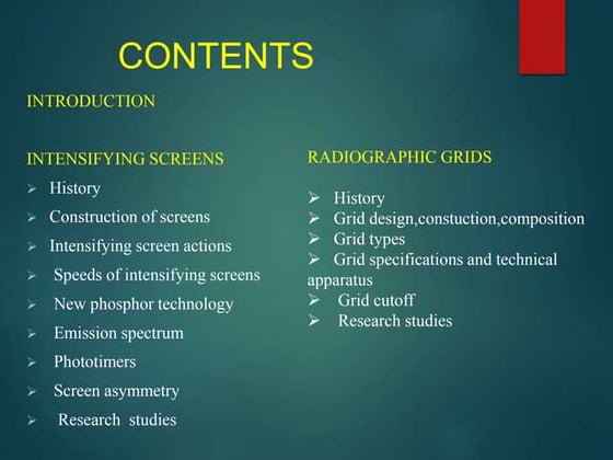 Screen Film Radiography | PPT