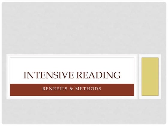 Types of reading | PPT