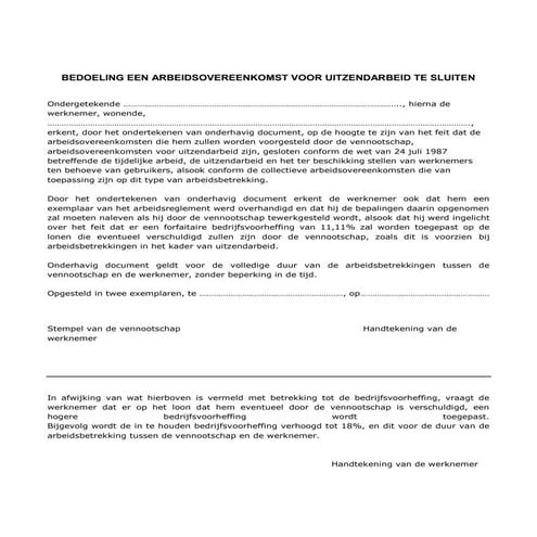 Intentieverklaring | PDF | Personal Taxes | Personal Finance