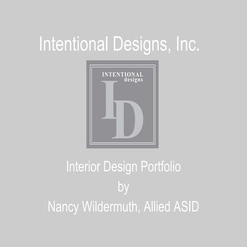 Intentional Designs Portfolio | PPT