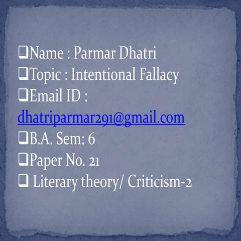 Intentional fallacy.pptx