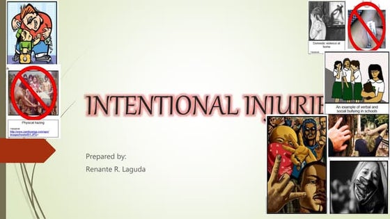 Health intentional injuries | PPT