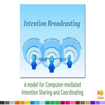 Intention Broadcasting (Pragmatic Web Track) i-Semantic conference September 2009 by Zipipop | PDF