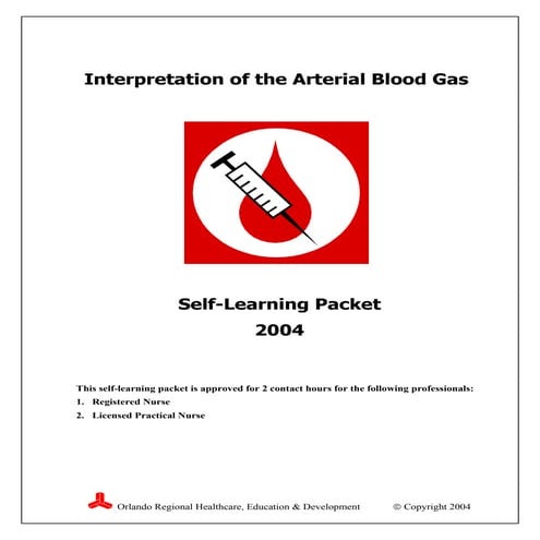 Interpretation Of Arterial Blood Gas | PDF