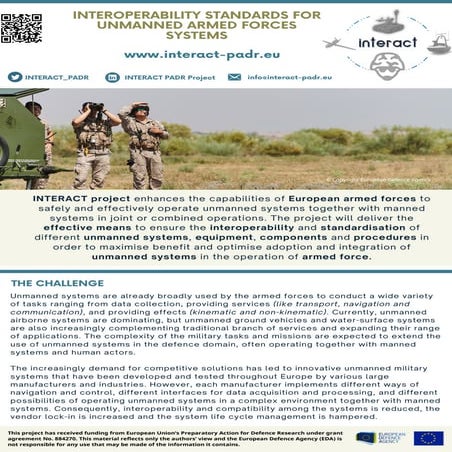 INTERACT PADR Project - Factsheet (Promotional Material) | PDF