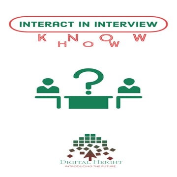 Interact in interview sliders | PDF