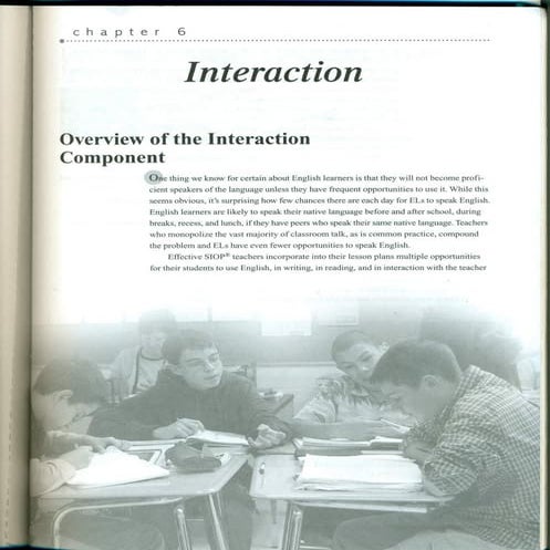SIOP Interaction component- Games / activities for languagage learning ...