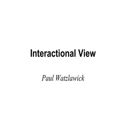 Interactional View Mac 12(7lekc) | PPT