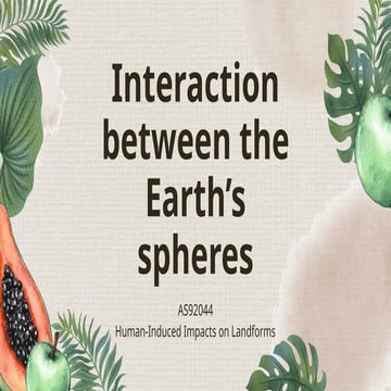 Interaction between the Earth's spheres.pptx