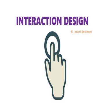 Interaction design | PPTX