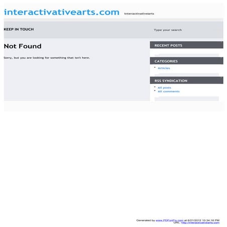 Interactivativearts | PDF