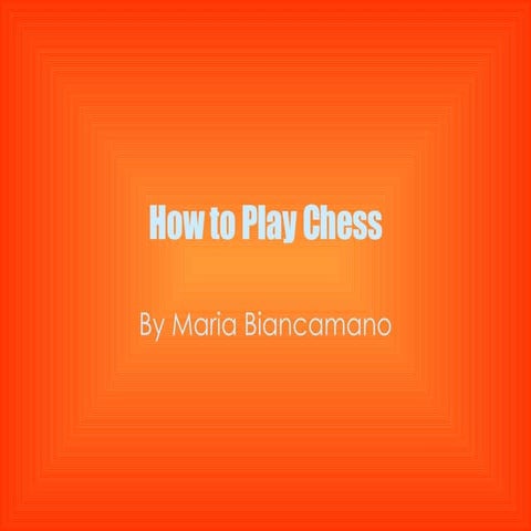 Chess (basics) | PPTX