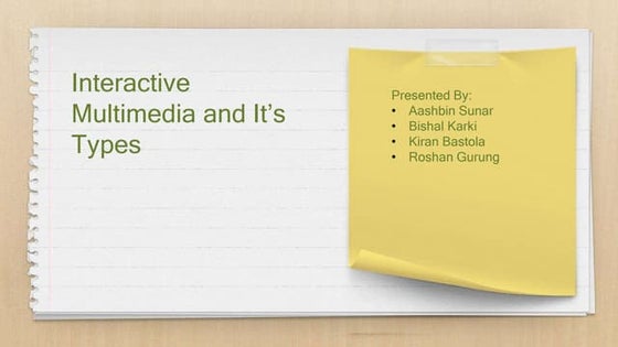 Interactive Multimedia - Empowerment Technologies | PPTX | Home Entertainment Systems | Consumer ...