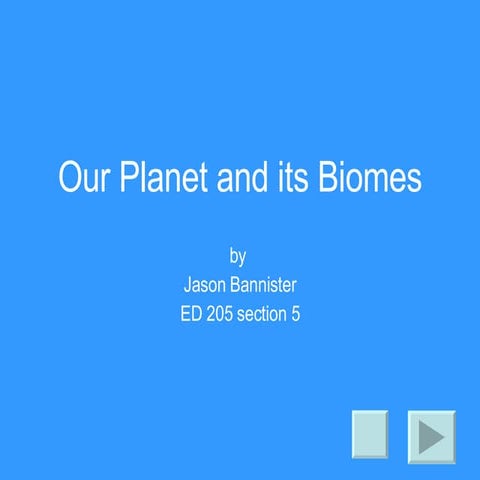 Interactive Powerpoint Biomes | PPT | Weather | Science