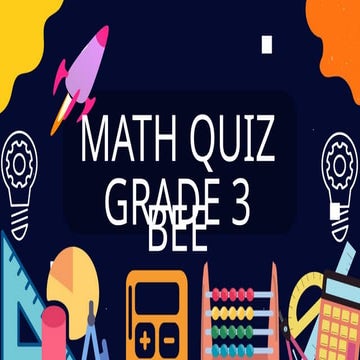 Interactive Colorful Mathematics Quiz Power Point Presentation Template ...