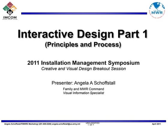Creative interactive design part 2 | PPTX