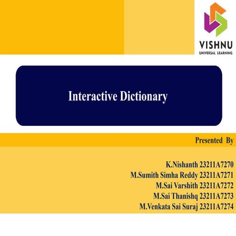 Interactive Dictionary AIDS-B.pptx aaaaaaaaaaaaaaaaaaaaaaaaaa | PPTX