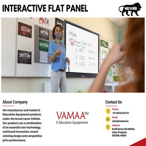 INTERACTIVE FLAT PANELS | VAMAA | PDF