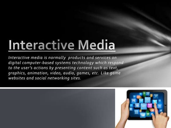 Interactive media irene new | PPT