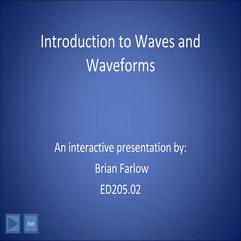 Introduction to Waves and Waveforms | PPT