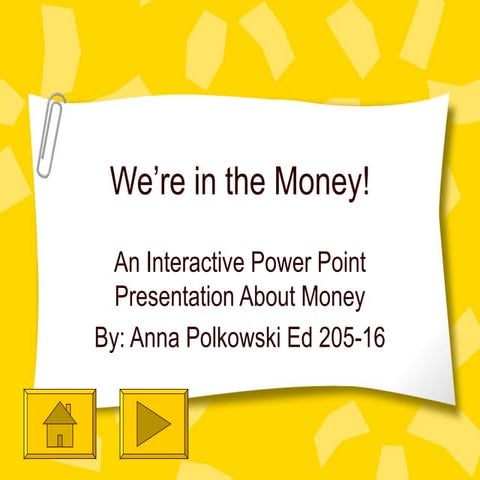 Interactive Money PowerPoint | PPT