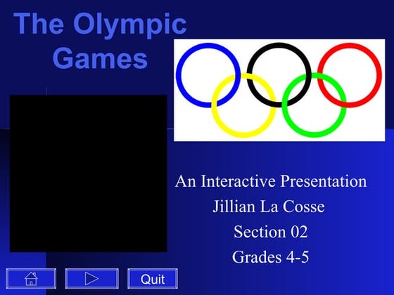 The Olympic games powerpoint presentation | PPT