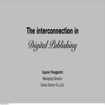 Interactive publication presentation | PPT